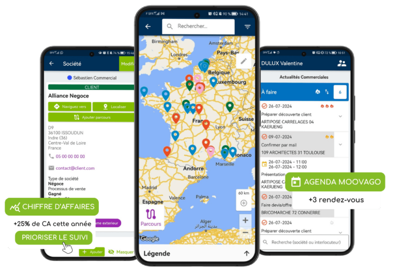 Logiciel de suivi client pour les commerciaux